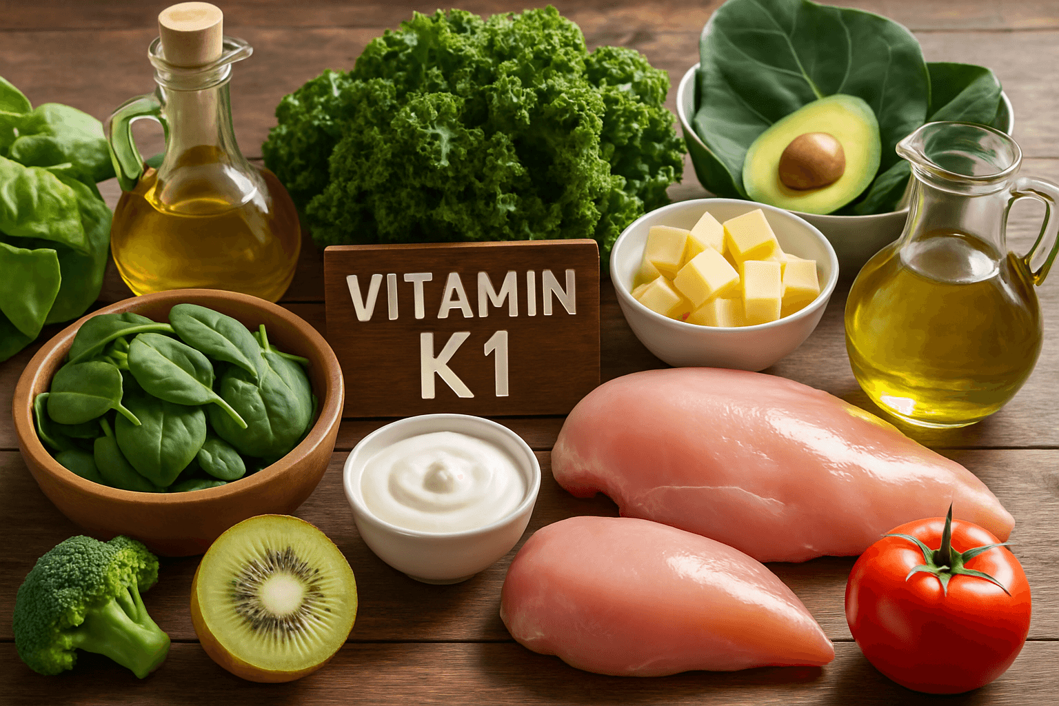Vitamin K1 Benefits, Food Sources, Deficiency & Daily Needs
